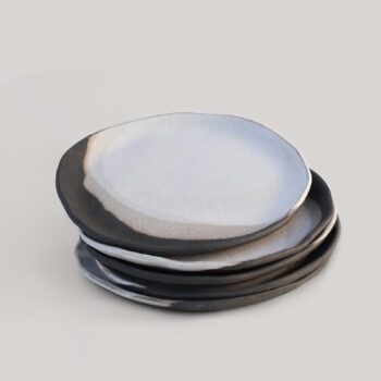 Tapas Plate Rustic | 9″ Handmade Stoneware - Studio Findings