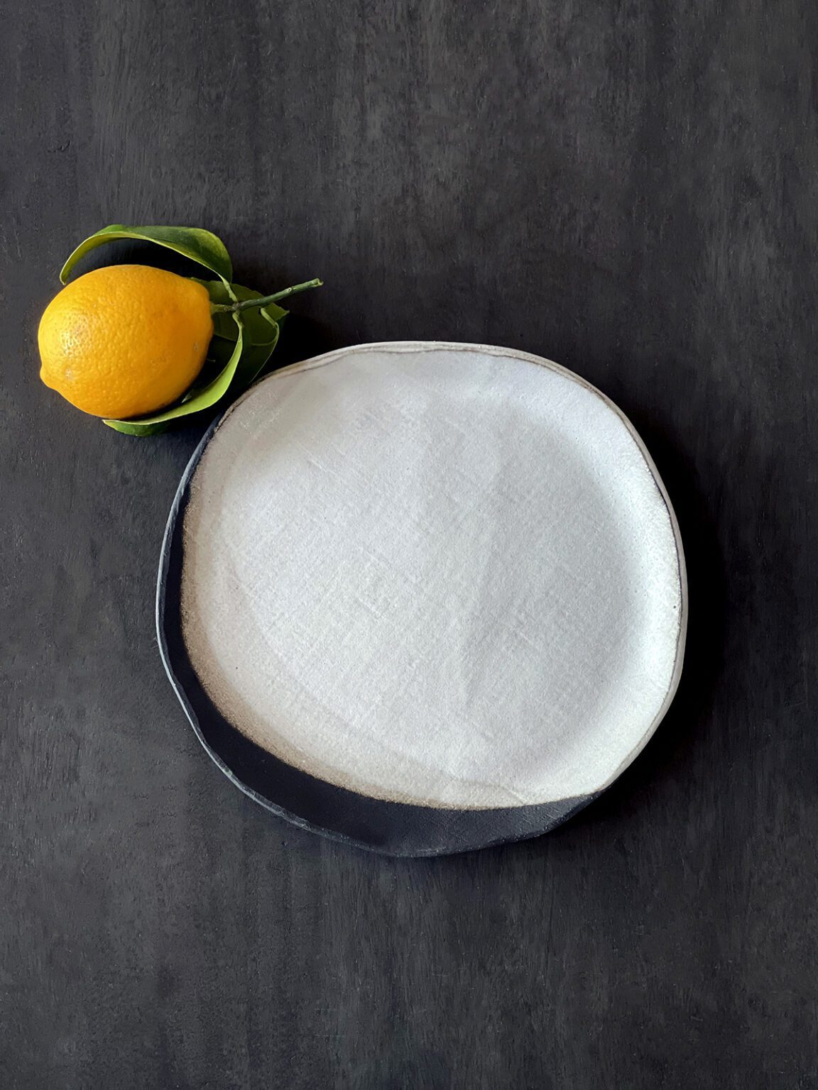 Tapas Plate Rustic | 9″ Handmade Stoneware - Studio Findings